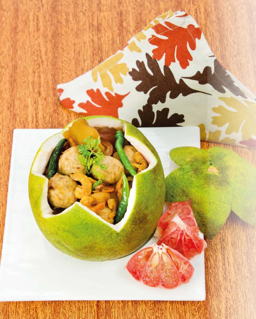 BRAISED POMELO SKIN WITH CHICKEN BALLS – Life On A Plate